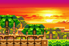 Background HQ :: Sonic Advance 3 - Sunset Hill