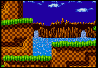 Background HQ :: Sonic the Hedgehog - Green Hill Zone