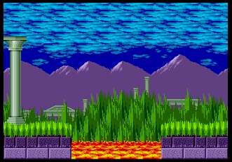 Background HQ :: Sonic the Hedgehog - Marble Zone