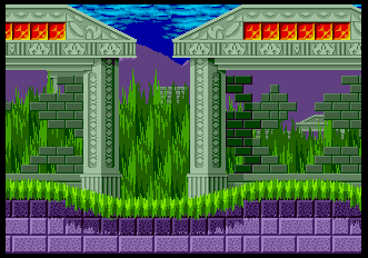Background HQ :: Sonic the Hedgehog - Marble Zone