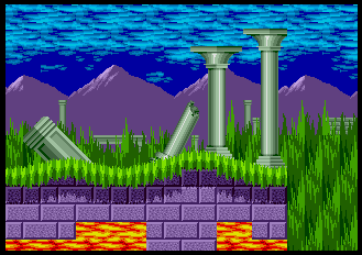 Background HQ :: Sonic the Hedgehog - Marble Zone
