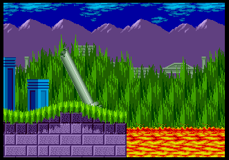 Background HQ :: Sonic the Hedgehog - Marble Zone