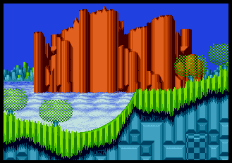Background HQ :: Sonic the Hedgehog 2 - Hill Top Zone