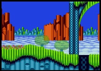 Background HQ :: Sonic the Hedgehog 2 - Hill Top Zone