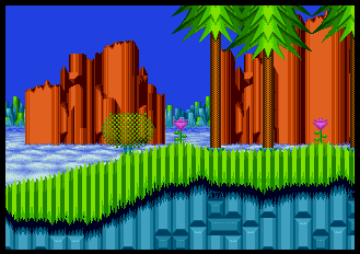Background HQ :: Sonic the Hedgehog 2 - Hill Top Zone