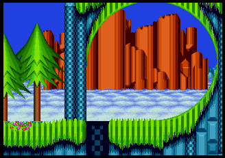 Background HQ :: Sonic the Hedgehog 2 - Hill Top Zone