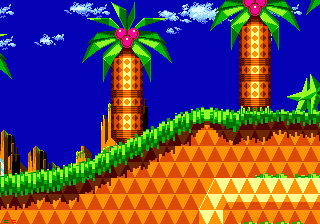 Background HQ :: Sonic CD - Palmtree Panic