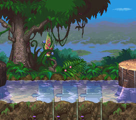 Background HQ :: Megaman X4 - Web Spider