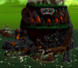 Background HQ :: Donkey Kong Country 2 - World Maps